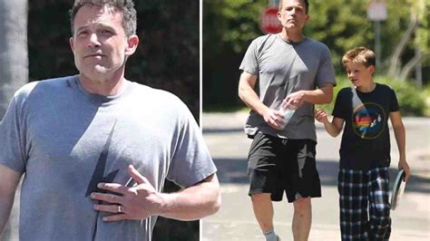 Amidst His Ongoing Divorce Ben Afflecks Delightful Day Out With Son Samuel