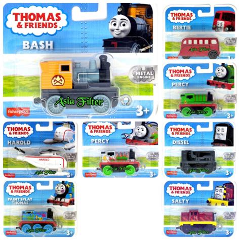 Thomas And Friends Metal Engine Buttonscarves Harold Percy Toby Bash