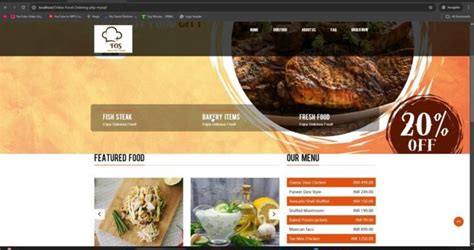 Online Food Ordering System In Php Mysql V3 Projectworlds