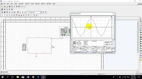 How To Use Of An Oscilloscope Using Multisim Program Youtube