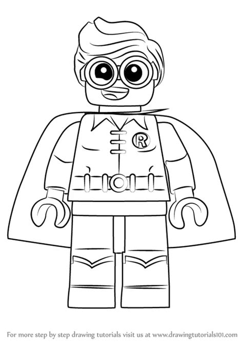 How To Draw Lego Robin Nerveaside16