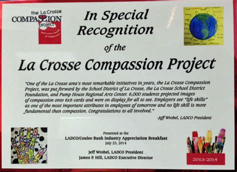 Compassion Project Inspires Students La Crosse Public Education