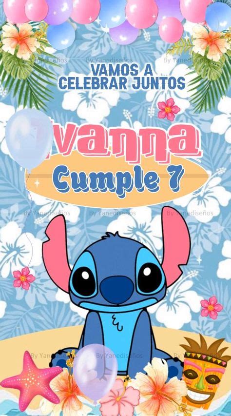 Pin En Kit De Cumpleaños De Stitch Para Imprimir Gratis