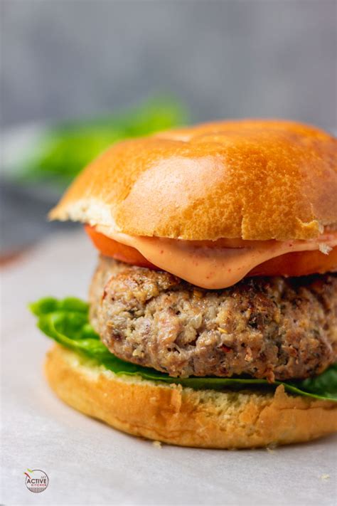 Easy Turkey Burgers The Best Turkey Burger Recipe My Active Kitchen