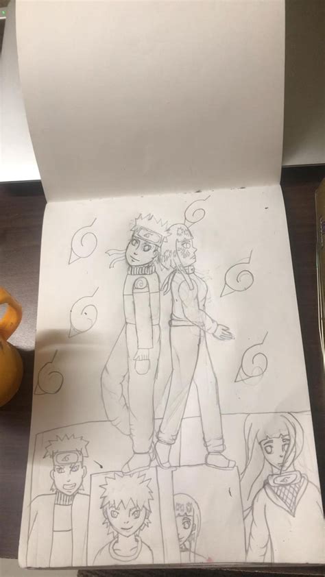 Naruto And Hinata Drawing