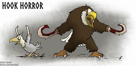 [art] My Take On The Hook Horror For My Module The North Seat R Dnd