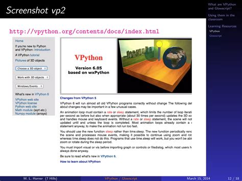 Learning Vpythonglowscript Pdf Web Development Internet