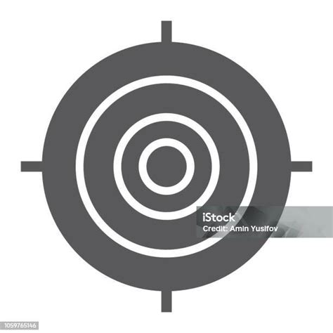 대상 문자 모양 아이콘 집중 목표 목표 서명 벡터 그래픽 백색 배경에 단단한 패턴입니다 10에 대한 스톡 벡터 아트 및 기타 이미지 Istock