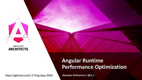 Angular Runtime Performance Optimization Speaker Deck