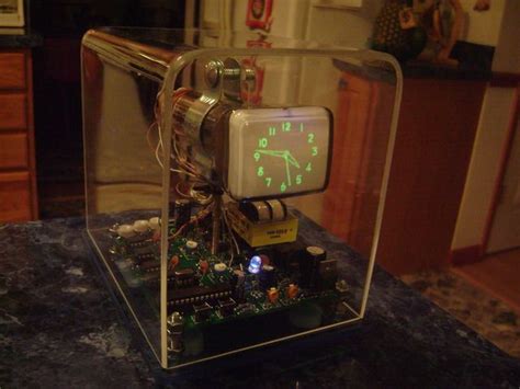 The Oscilloscope Clock Clock Nixie Tube Clock Display