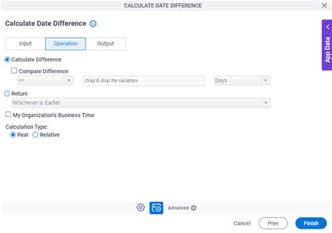 Calculate Date Difference Activity