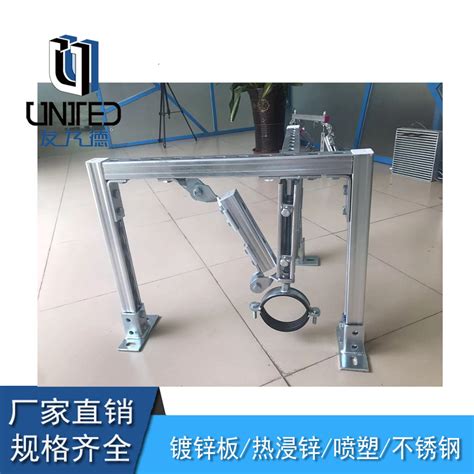 竖向管道承重支架泵管固定支架空调立管承重支架图片大山谷图库