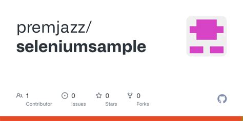 Github Premjazzseleniumsample