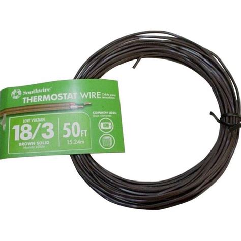 Southwire 50 183 Brown Solid Thermostat Wire 64168842 Blains