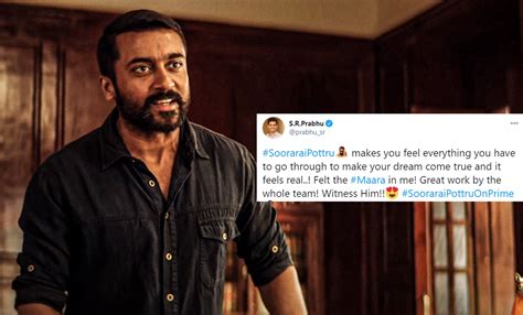 Soorarai Pottru Twitter Review Fans Hail Suriyas Performance Call