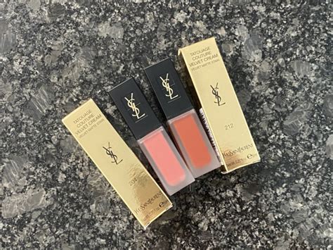 입생로랑 따뚜아쥬 꾸뛰르 벨벳 틴트 204 212 네이버 블로그