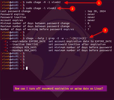 Linux Turn Off Password Expiration Aging Nixcraft