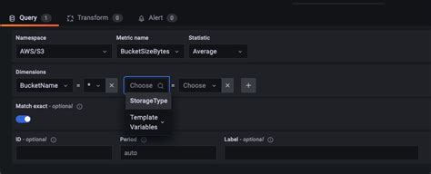Cloudwatch Using Template Variables In Query Dimensions Breaks Query After 90 · Issue