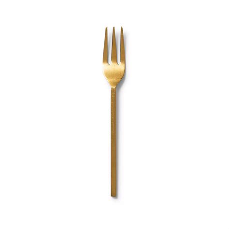Sur La Table Brushed Gold Appetizer Fork Sur La Table