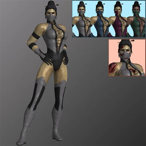 Mk2011 Retroninja Female Umk3 Xnalara Xps By Pharaohillusion On
