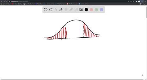 Solved In A Two Tailed Test The Null Hypothesis Should Be Rejected