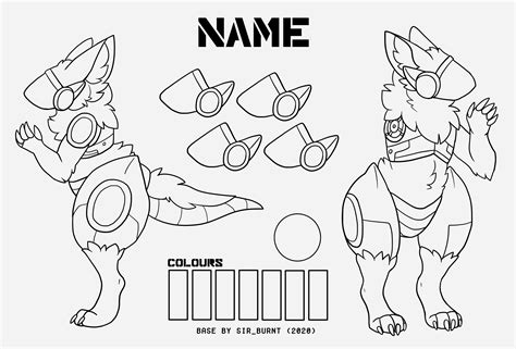 F2u Protogen Ref Base 2019 Update By Sir Burnt Fur Affinity [dot] Net