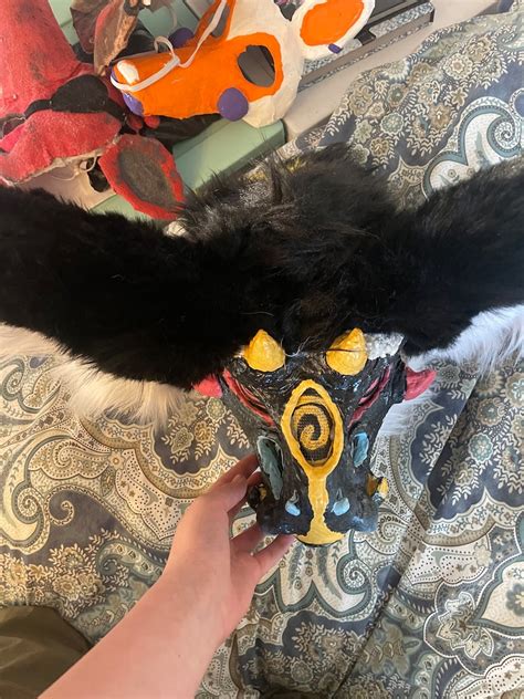 Mq Dinomask Premade Etsy