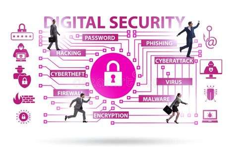 Digital Security Concept With Key Elements Stock Image Image Of Data Computing 207731057