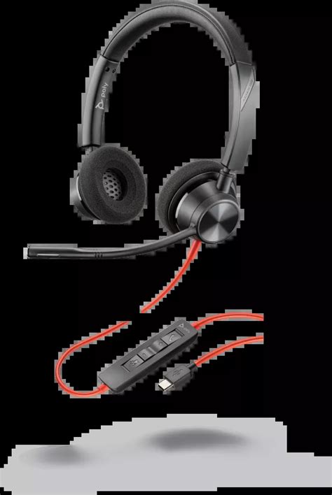 Plantronics Hp Poly Blackwire 3320 Stereo Corded Usb C Headset Ideal Headsets