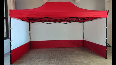 Шатер 3х4.5 красно белый - YouTube