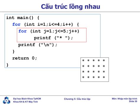 ch05 cau truc lap nhap mon lap trinh hcmut pdf
