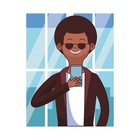 Dibujos Animados Joven Vector Premium Dibujos Animados Joven Vector Premium