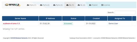 whmcs module scaleway instances vps automation