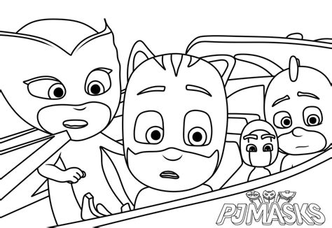 Pj Masks Coloring Games Coloringgames Net