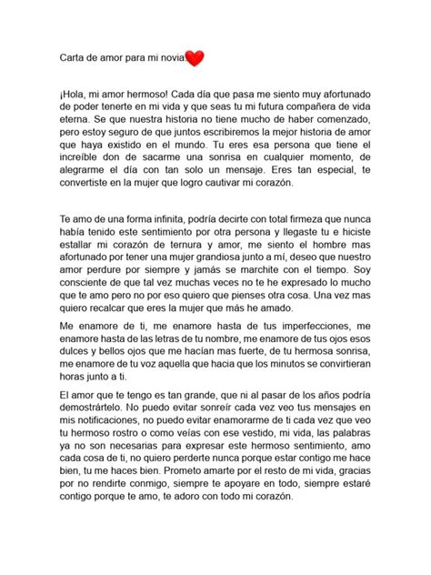 Cartas De Amor Para Mi Novio Las 100 Mejores Cartas De Amor Pdf