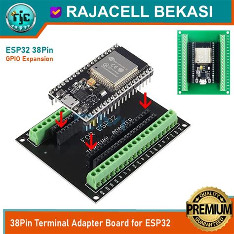 Jual 38Pin Terminal GPIO Expansion Board Breakout For ESP32 Dev Board Shopee Indonesia