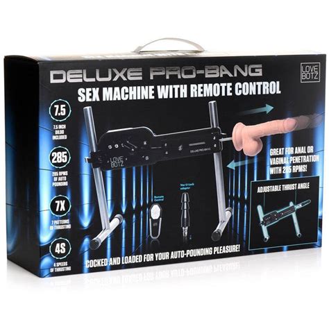 deluxe pro bang sex machine w remote control circus of books