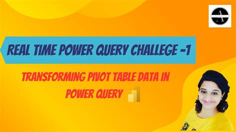 Power Bi Challenge Real Time Unpivoting In Power Query Editor Youtube