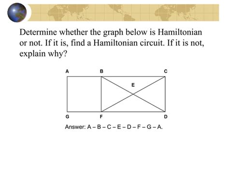Graphs Hamiltonian Path And Circuit Ppt Physics Science