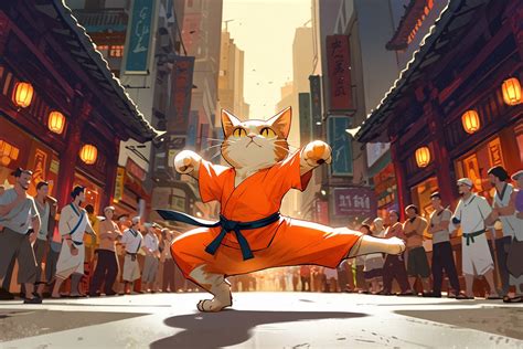 City Kitty Kung Fu Champ By Geezer Gun On Deviantart