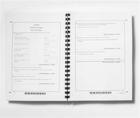 Edexcel Pearson Primary Year 6 English Past Papers Print On Demand