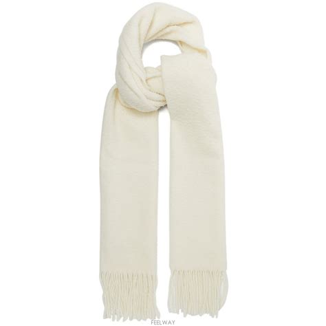 Other Brand 머플러 스카프 22 Ss Raey 레이 오버사이즈 버블리 미디 웨이트 울 화이트 머플러 원래 명품은 필웨이 Feelway