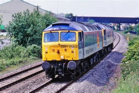Photo Class 47 Locos 47032 And 47033 Colthrop From Signal Box 1997 £1