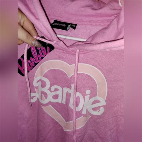 Barbie Jackets And Coats Plus Size Barbie Hooded Varsity Sweater Nwts Poshmark