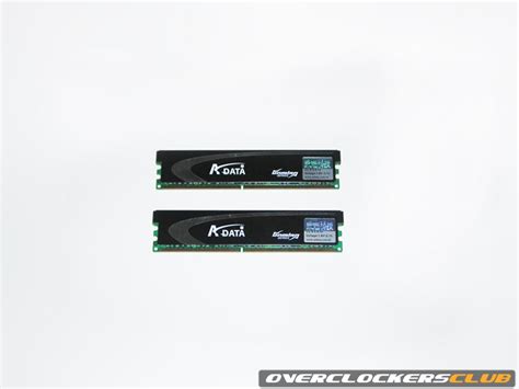 A DATA G Series DDR2 800 2 X 2GB Review Overclockers Club