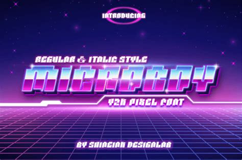 Microboy Font Creative Fonts