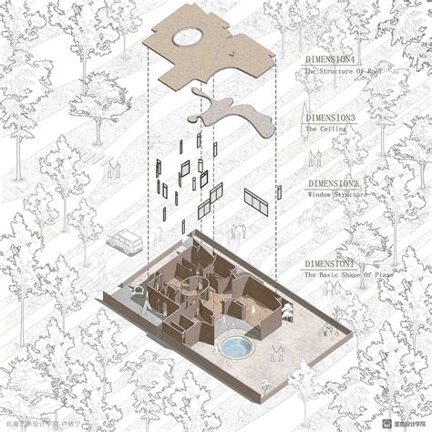 墨鱼设计学院 学员作品 爆炸图 普象网