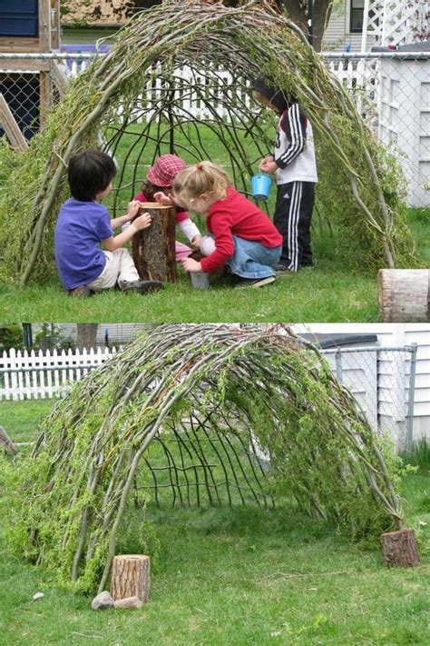 Удивительные идеи живых садовых украшений и построек которые можно сделать своими руками