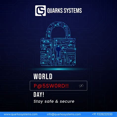 Quarks Systems On Linkedin Worldpasswordday Onlinesafety Security