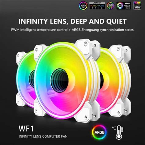 PWM Pin RGB Mm PC Case Fan Quiet Cm Cooling Fan Silent Computer CPU Cooler Fan SYNC ARGB